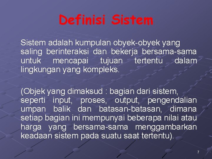 SISTEM DISUSUN OLEH IPHOV KUMALA SRIWANA ILMU SISTEM