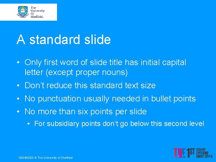 The University Power Point Template Examples and tips