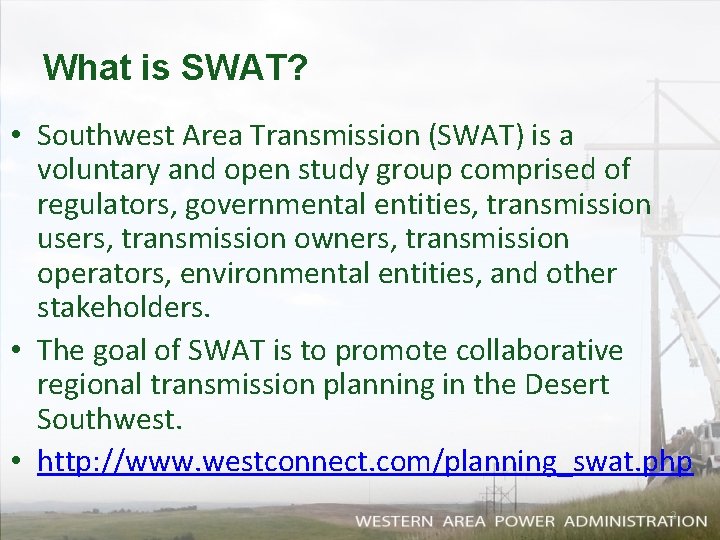 Arizona Transmission System Overview November 18 2014 Tribal