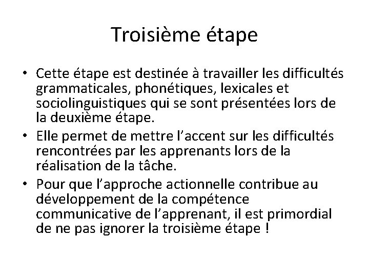 Lapproche actionnelle et la comptence dite communicative en