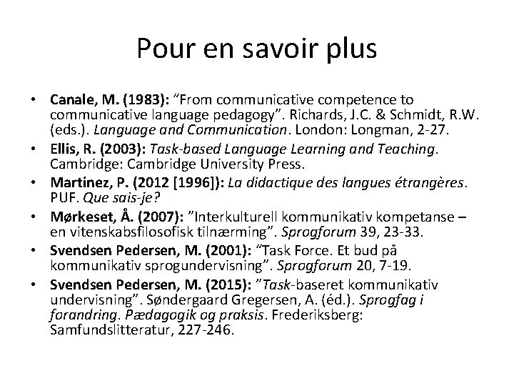 Lapproche actionnelle et la comptence dite communicative en