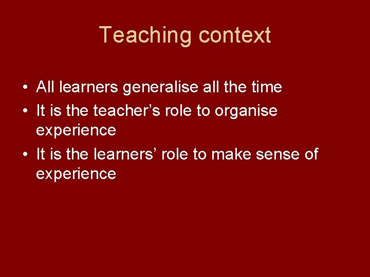 Designing tasks so that all learners can engage