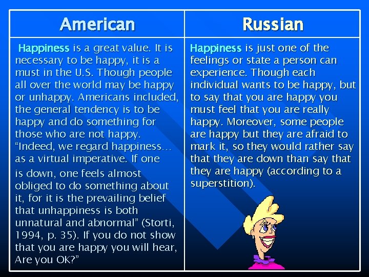 How to deal with the Russians Orientation program