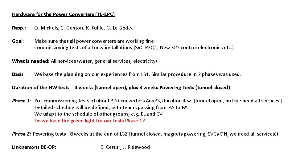 SPS activities during LS 2 TEEPC Power Converter