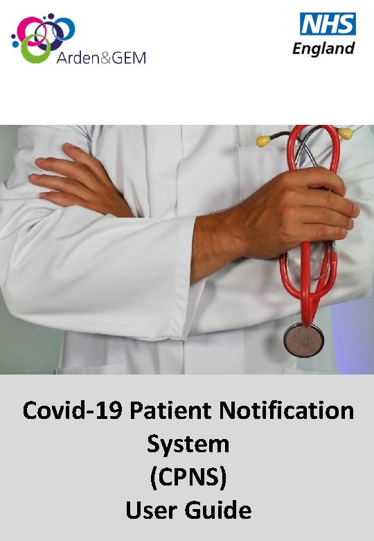 Covid19 Patient Notification System CPNS User Guide Registration
