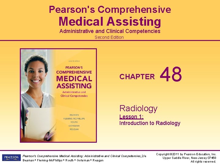 Pearsons Comprehensive Medical Assisting Administrative and Clinical ...