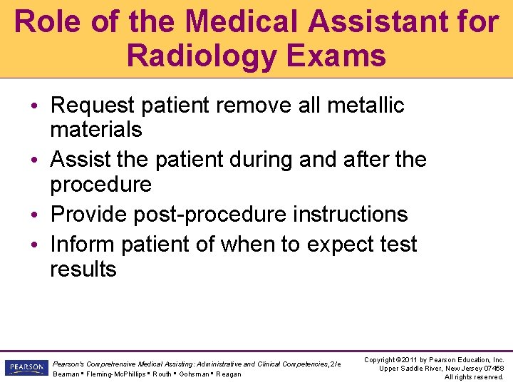 Pearsons Comprehensive Medical Assisting Administrative and Clinical ...