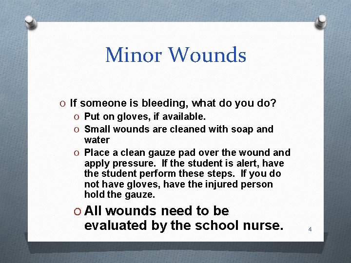 FIRST AID INFORMATION Rhonda Sexton RN School NurseTeacher
