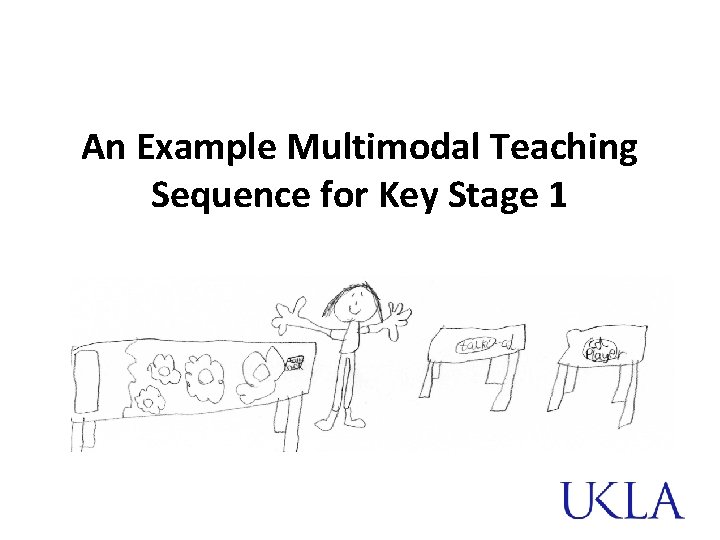 An Example Multimodal Teaching Sequence for Key Stage