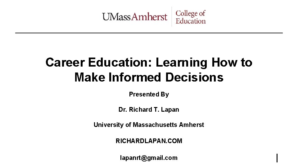 Career Education Learning How to Make Informed Decisions