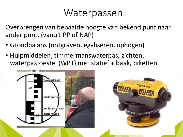 Landmeten waterpassen Landmeten waterpassen Landmeten en waterpassen ...