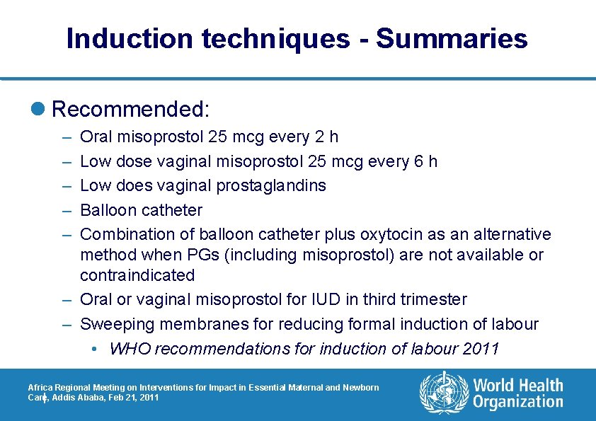Timing of delivery and induction in preeclampsia Matthews