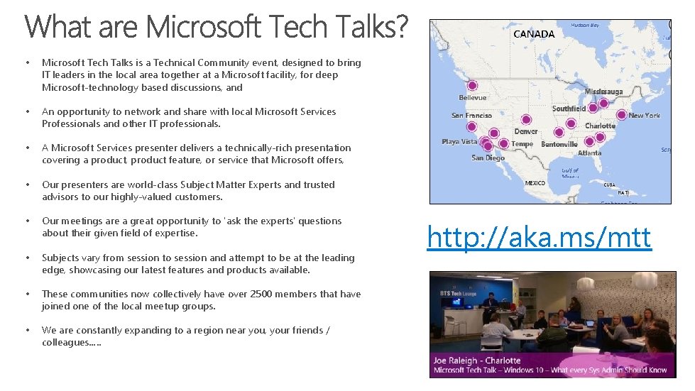 Microsoft Tech Talks is a Technical Community event
