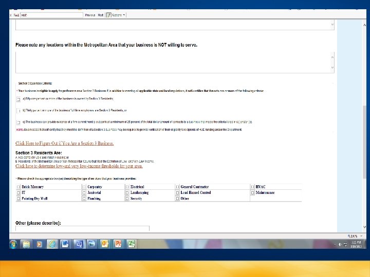 Section 3 Business Registry and Reporting System SPEARS