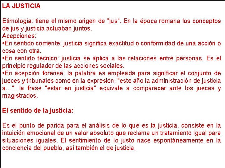 NOCION Y ORIGEN DEL DERECHO El vocablo derecho