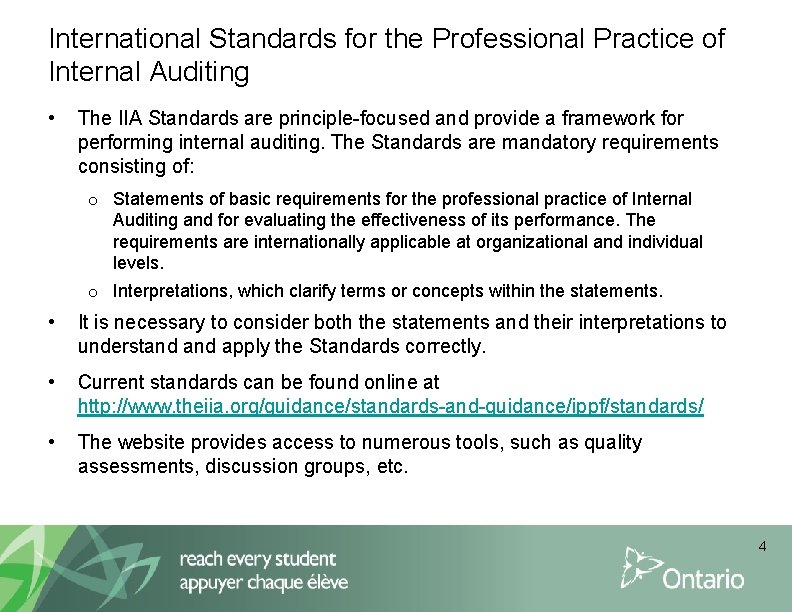 School Board Audit Committee Training Module 4 Internal