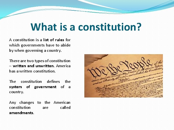 What are the key features of the US