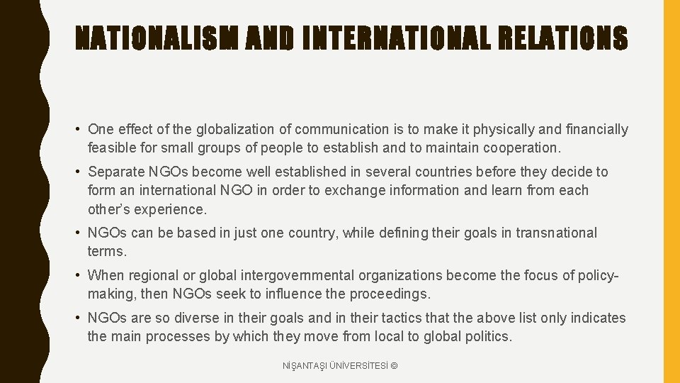 NANTAI NVERSTES DISCUSSIONS ON GLOBALIZATION NATIONALISM AND GLOBALIZATION
