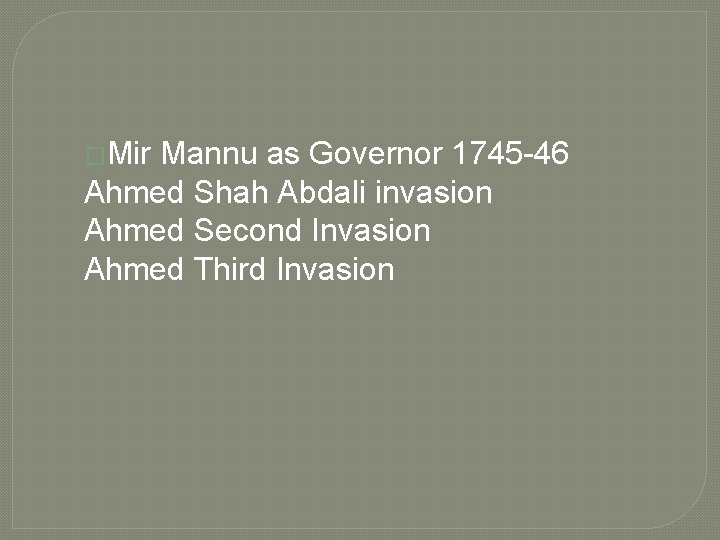 History and Culture of Punjab SemesterIV ESTABLISHMENT OF