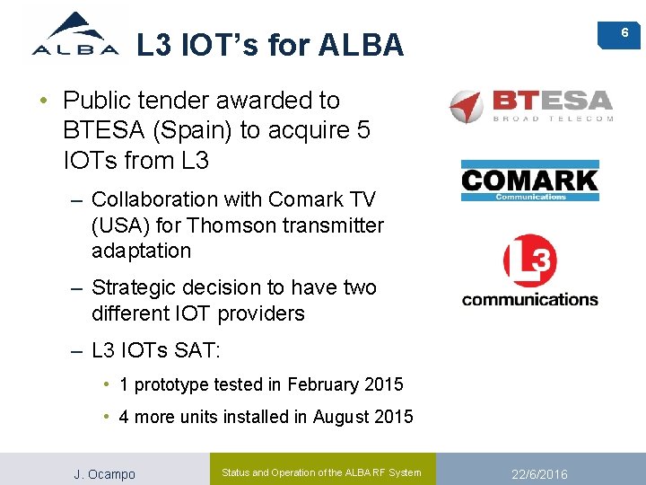 Status and Operation of the ALBA RF system
