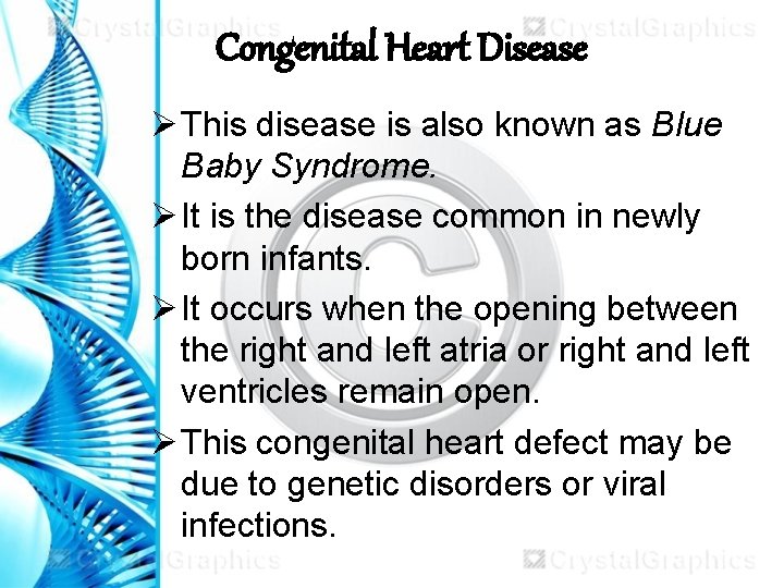 Some Common Ailments of the Circulatory System Presented