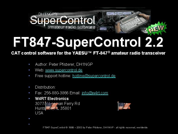 FT 847 Super Control 2 2 CAT control