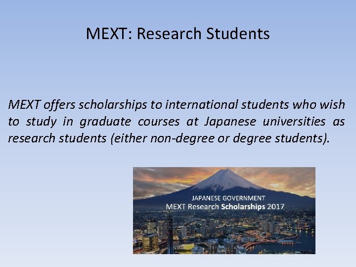 Study in Japan Super Global 30 Project MEXT