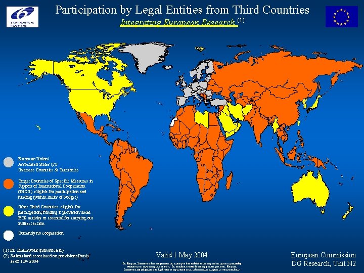 INCO International Cooperation Europejski Obszar Badawczy European Research