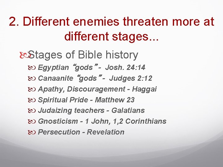 Four Facts About Spiritual Enemies Ephesians 6 12