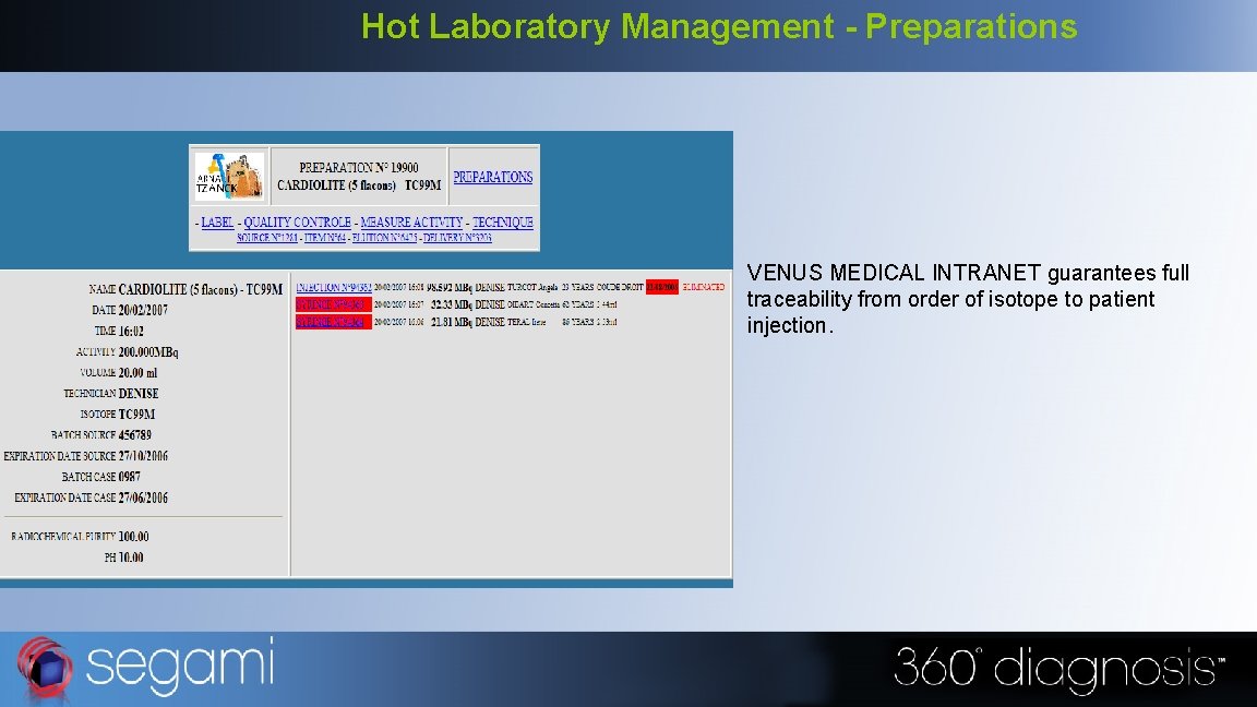 VENUS MEDICAL INTRANET VENUS MEDICAL INTRANET is a