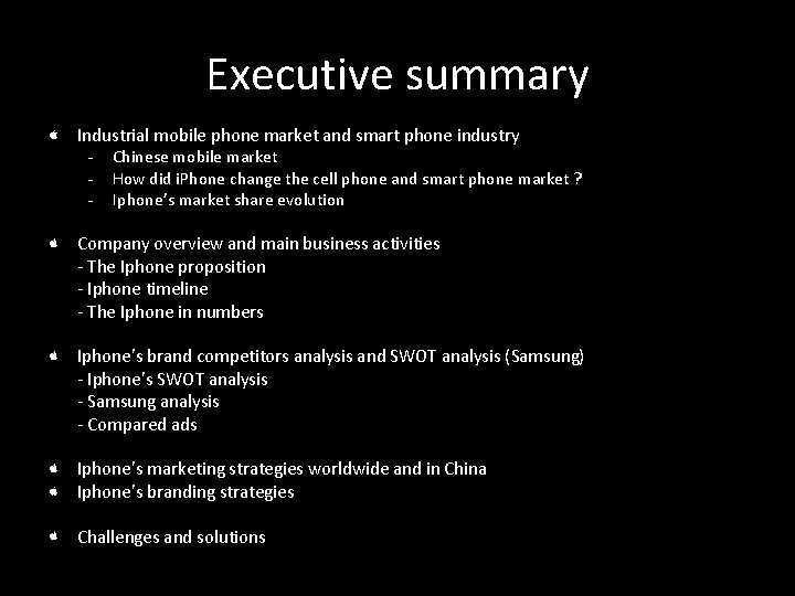 Executive summary Industrial mobile phone market and smart