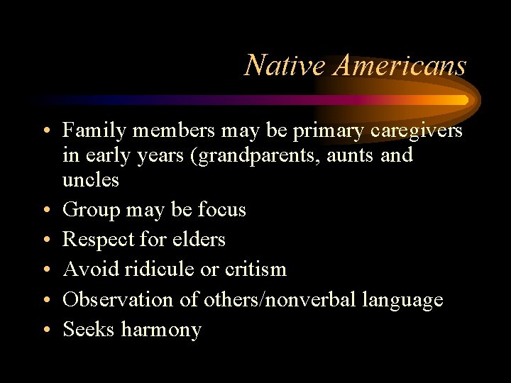 Child Rearing Practices and Cultural Diversity What stereotypes