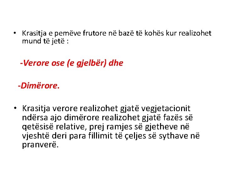 Agrobiznes Lenda Bazat e prodhimtaris bimore Klasa BXII