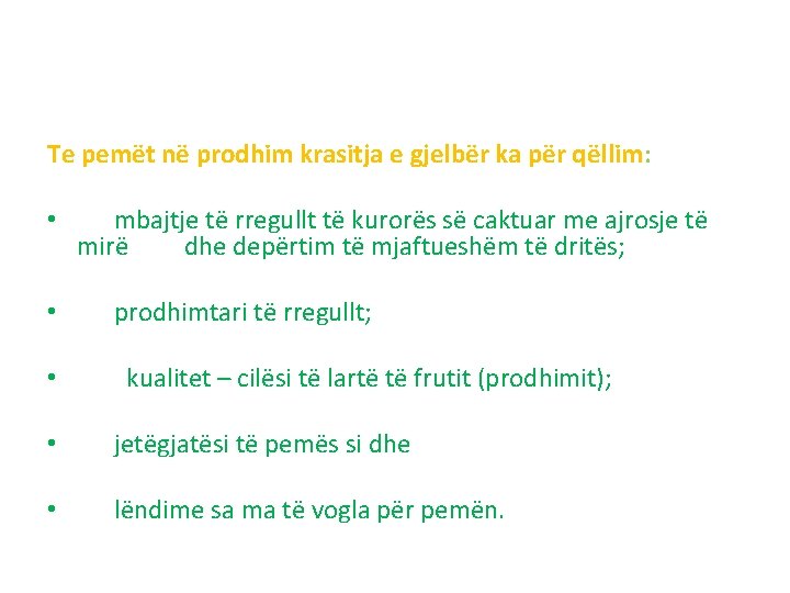 Agrobiznes Lenda Bazat e prodhimtaris bimore Klasa BXII