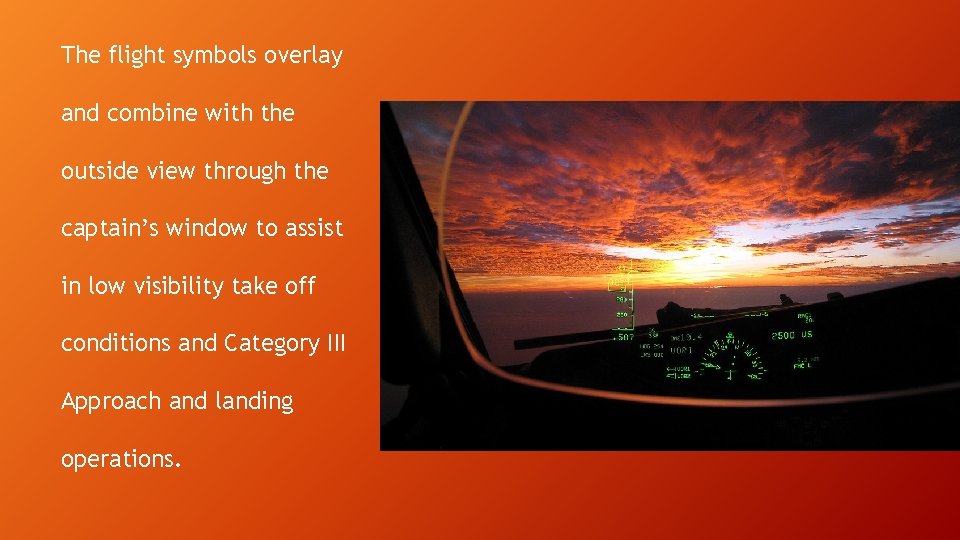 HeadUp Display in a Boeing 737 By Carson