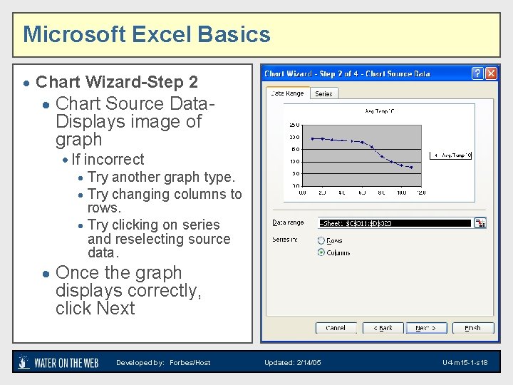 Spreadsheets and Non Spatial Databases Unit 4 Module