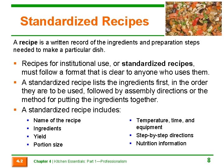 Chapter 4 Kitchen Essentials Part 1 Professionalism Copyright