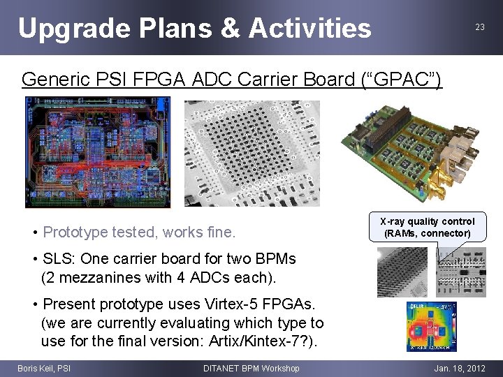 Paul Scherrer Institut Swiss Light Source BPM System