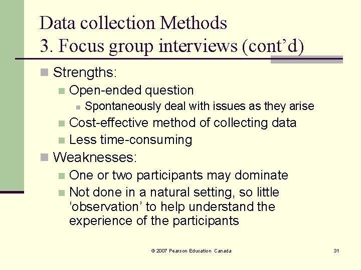 Chapter Six Qualitative Research Methods Winston Jackson and