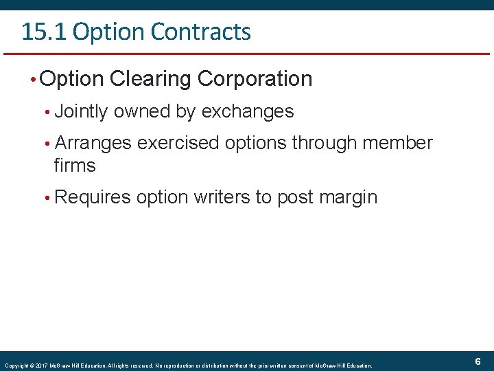 Chapter 15 Options Markets Bodie Kane and Marcus