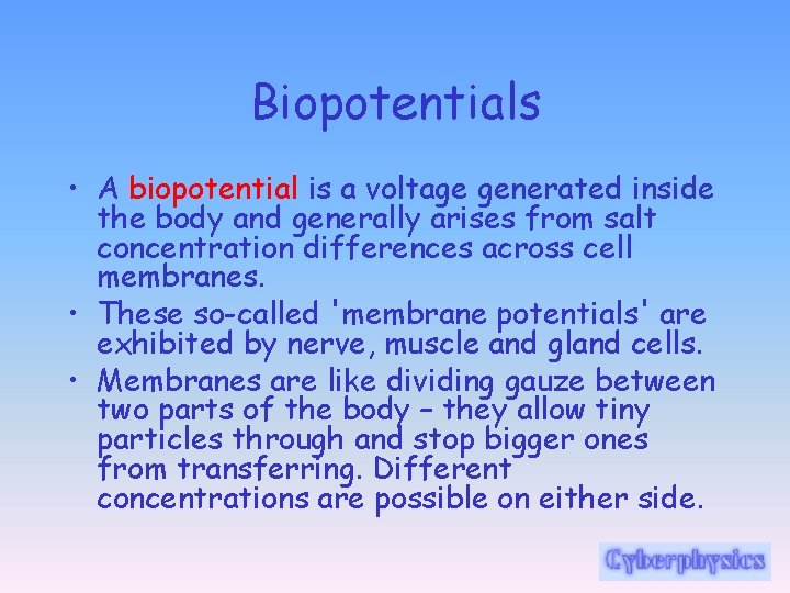 Medical Physics Option Notes ECG electrocardiogram ECG The