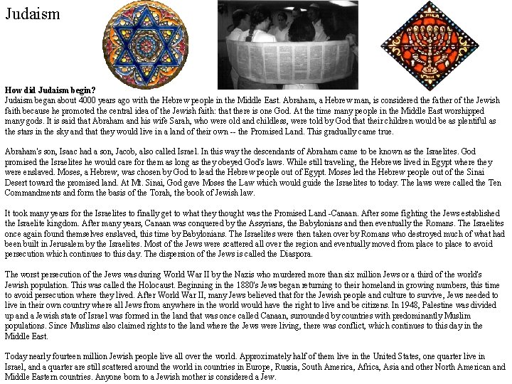 Featuring Buddhism Christianity World Religions Hinduism Islam Judaism