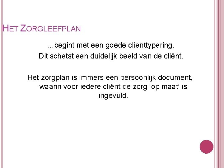 1 4 HET ZORGLEEFPLAN EN DE 4 DOMEINEN