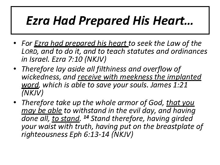 Learn from Old Testament Examples Now all these