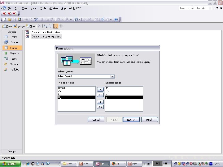 Microsoft ACCESS odrediti pojam baze podataka opisati osnovne