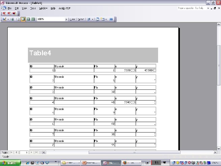 Microsoft ACCESS odrediti pojam baze podataka opisati osnovne