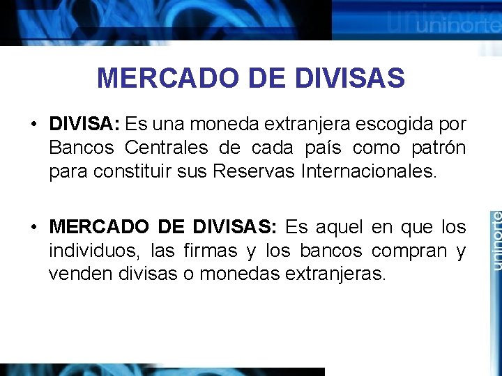 MERCADO DE DIVISAS QU ES UNA DIVISA Es