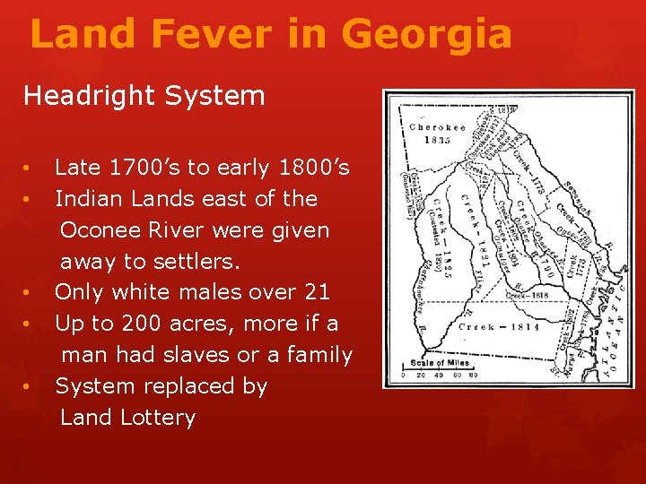 Land Fever in Georgia Headright System Late 1700s