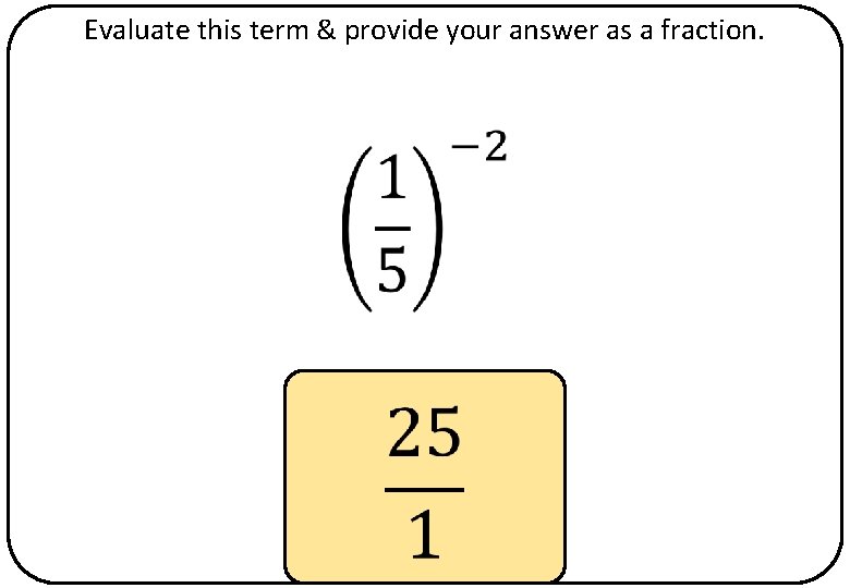 Indices Mixed Bingo Only Answers Students should choose