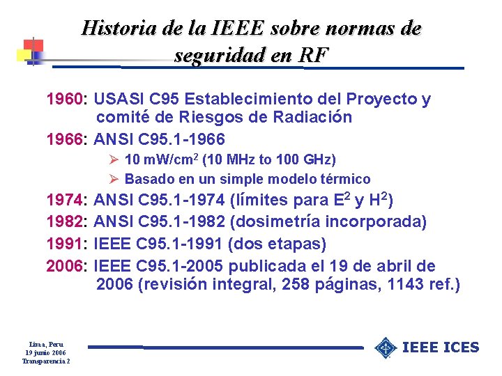 NUEVA NORMA IEEE C 95 1 2005 NORMA